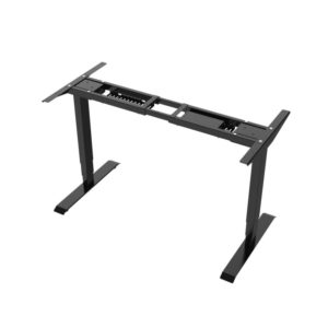 Boost Height Adjustable Workstation with 750mm D Scallop Top | Premier ...