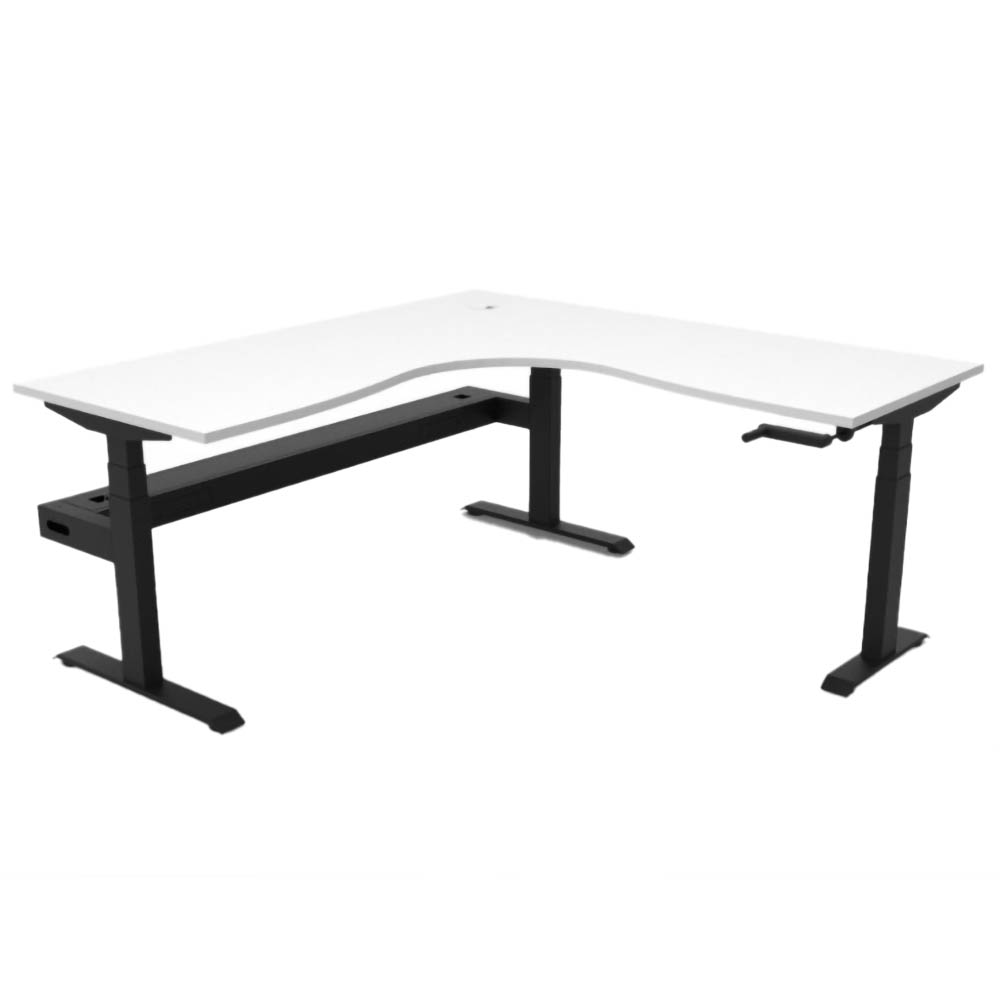 RAPIDLINE BOOST CRANK CORNER WORKSTATION WITH CABLE TRAY 1500 X 1500 X ...