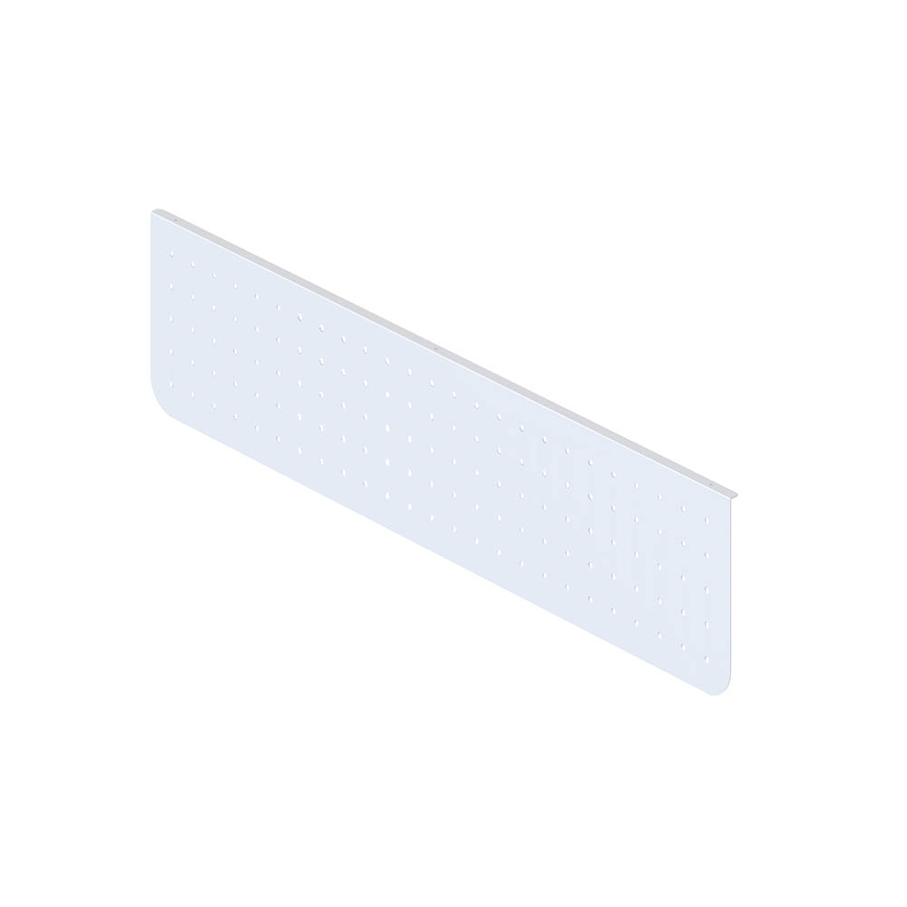 RAPIDLINE ARCH PERFORATED MODESTY PANEL 1300 X 300 X 20MM WHITE ...